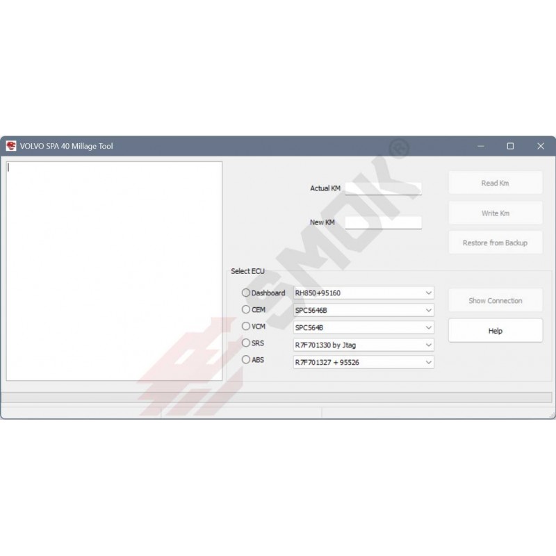 VO0027 Volvo 40 SPA 2019-2021 Dashboard,ABS, CEM, VCM, SRS - SMOK